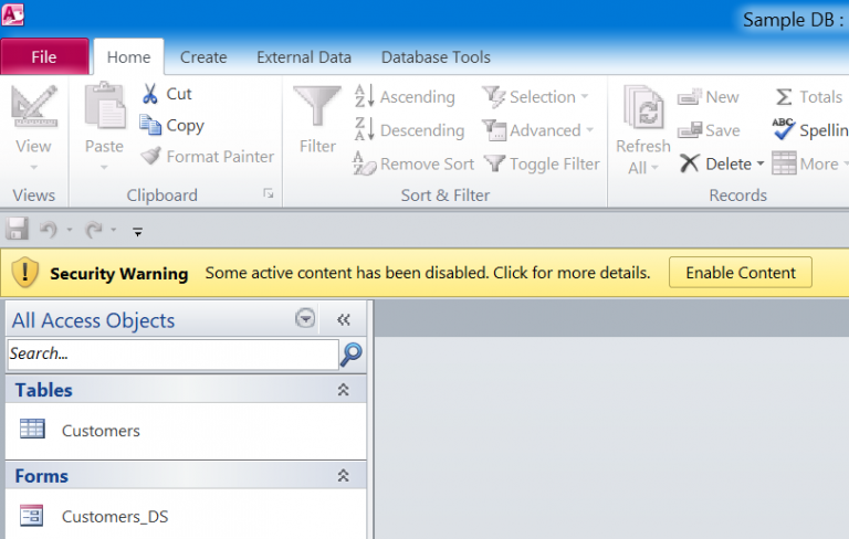 How To Disable Macro Security Warning To Enable Content